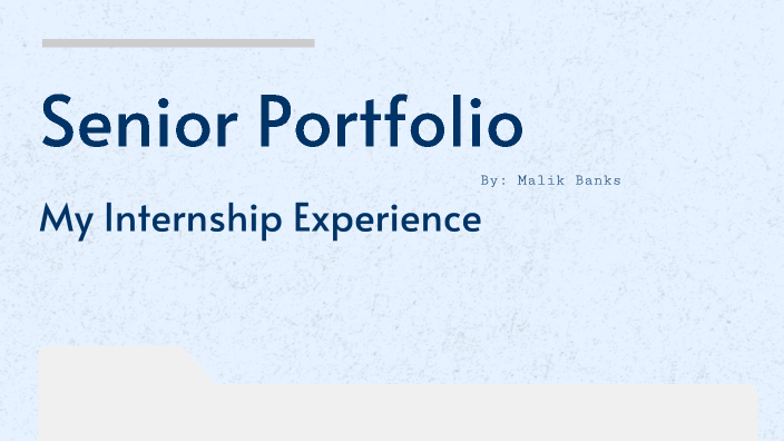 Education Portfolio by Malik Banks on Prezi