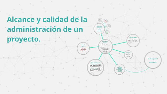 Alcance y calidad de un proyecto by Paola Torres on Prezi