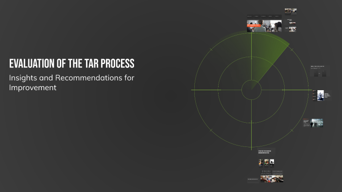 Evaluation of the TAR Process by sharath a on Prezi