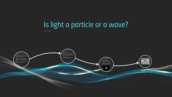 Is light a particle or a wave by Blake Jones on Prezi