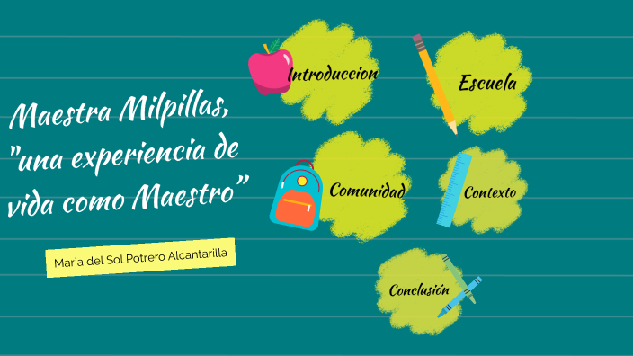 maestra Milpillas, una experiencia de vida como Maestro” by Maria del sol potrero Alcantarilla ...