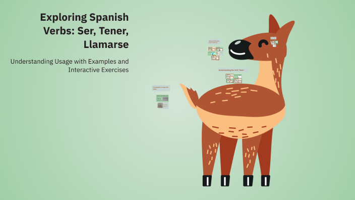 Exploring Spanish Verbs: Ser, Tener, Llamarse by Elham Khabiri on Prezi