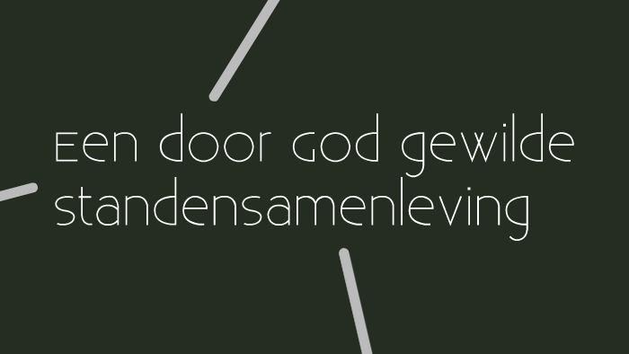 De standensamenleving tijdens het ancien régime by Erik Winters on Prezi