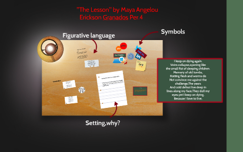 The Lesson by Maya Angelou by Erickson Granados on Prezi