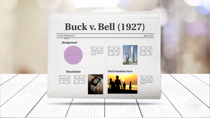 Buck v. Bell presentation by on Prezi
