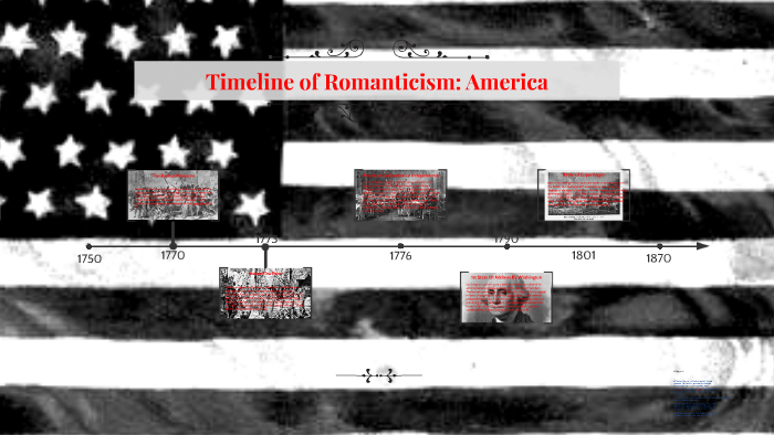 Timeline of Romanticism in America by Doneal Bercier on Prezi