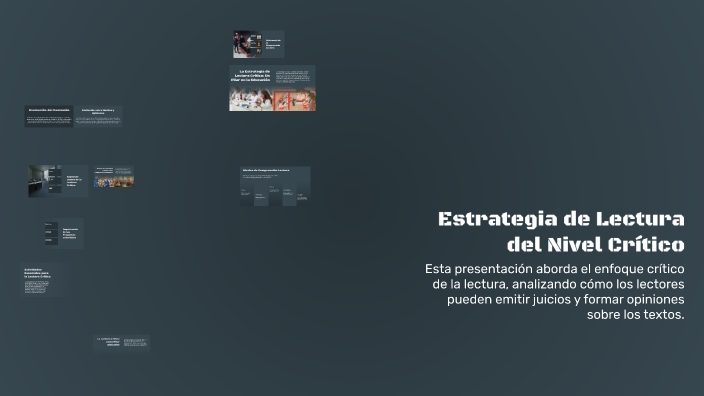 Estrategia de Lectura del Nivel Crítico by Inelsa Soto Pérez on Prezi