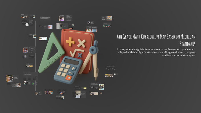 6th Grade Math Curriculum Map Based on Michigan Standards by Robert ...