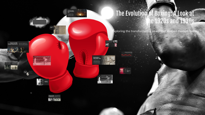 The Evolution of Boxing: A Look at the 1920s and 1930s by Maia Weiss on ...