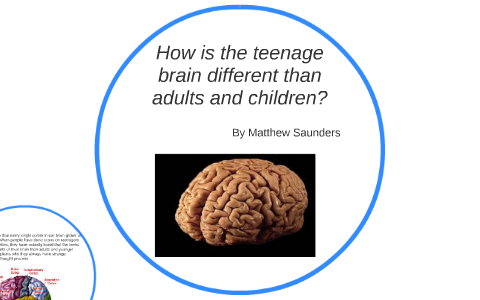 How is the teenage brain different than adults and children? by Matthew ...