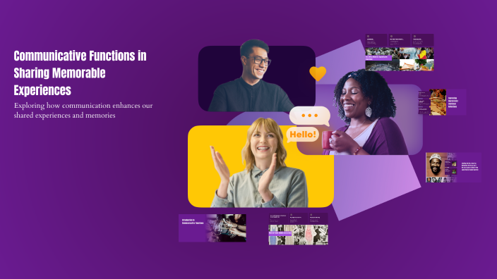 Communicative Functions in Sharing Memorable Experiences by Amanda ...