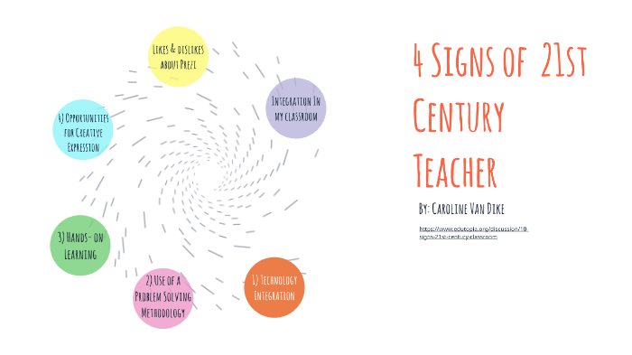 5 Signs of 21st Century Teacher by Caroline Van Dike on Prezi