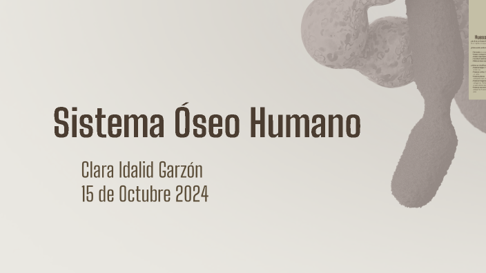 Sistema Óseo Humano by clara idalid ardila garzon on Prezi