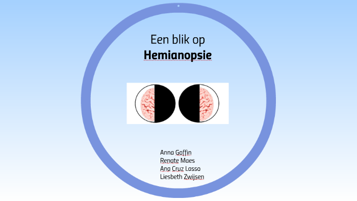 Hemianopsie by Liesbeth Zwijsen on Prezi