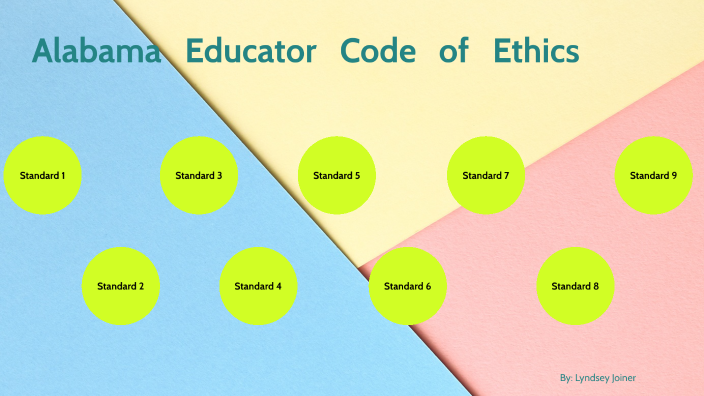 Alabama Educator Code of Ethics by Lyndsey Joiner on Prezi