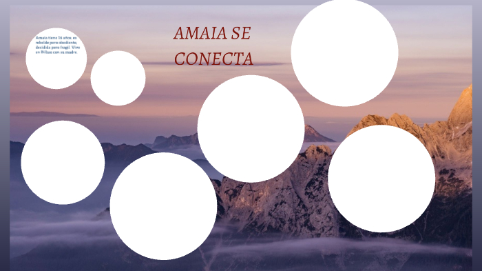 Amaia se conecta by irene ricci on Prezi
