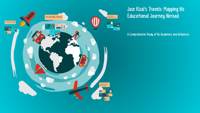 Jose Rizal's Travels: Mapping His Educational Journey Abroad by Alyson ...