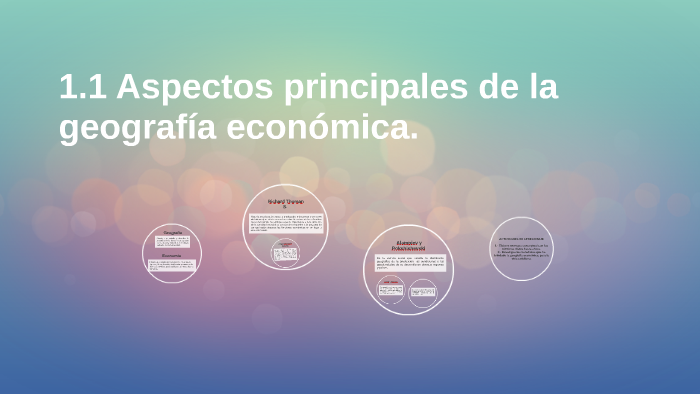 1.1 Aspectos principales de la geografía economica. by Mirna Soza Soza ...