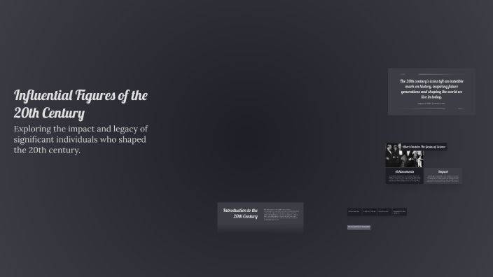 Influential Figures of the 20th Century by Kerim Ulusoy on Prezi