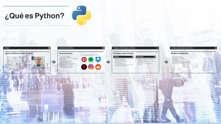 ¿Qué es Python? by Liz Karol Vergara on Prezi