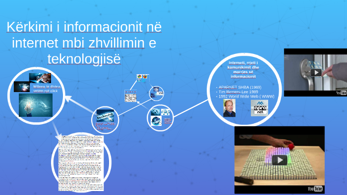 Kërkimi i informacionit në internet mbi zhvillimin e teknolo by Ergid ...