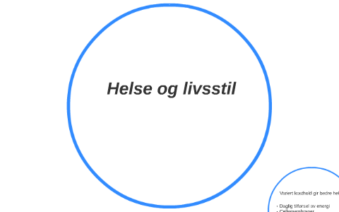 Variert kosthold gir bedre helse by Sara Fagerli on Prezi