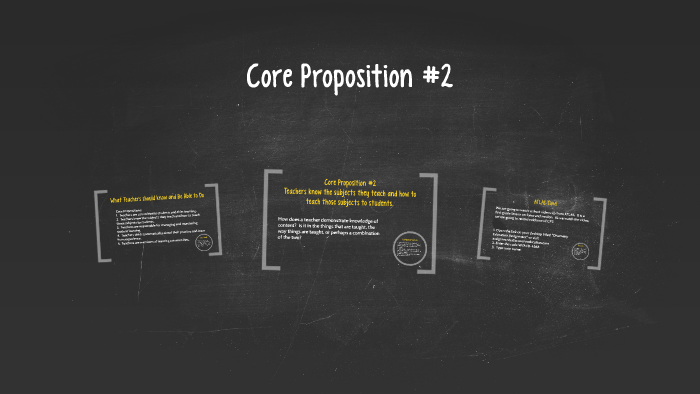 Core Proposition #2 by Jessica Tomberlin