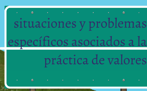 situaciones y problemas especificos asociados a la practica by andrea ...