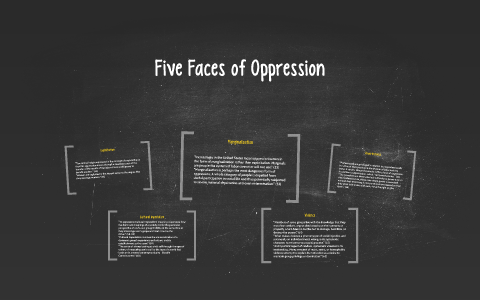 Five Faces of Oppression by Artur Minasyan on Prezi