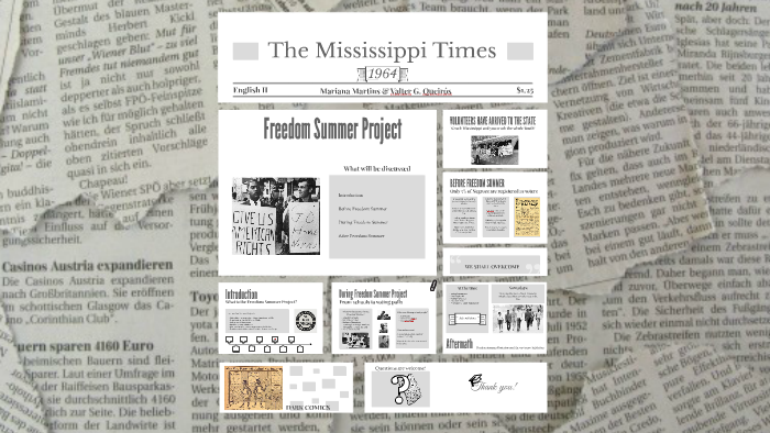 Freedom Summer Project by on Prezi