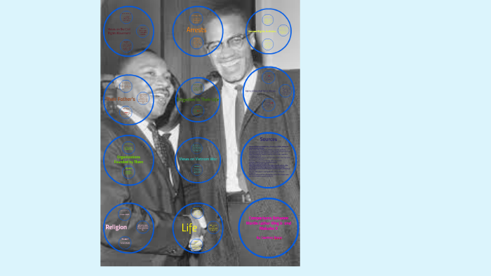 Martin Luther King Jr. and Malcolm X Comparison by Courtney Tolson on Prezi