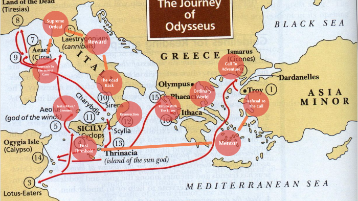 Odyssey Epic Journey Map by Cole Berko on Prezi