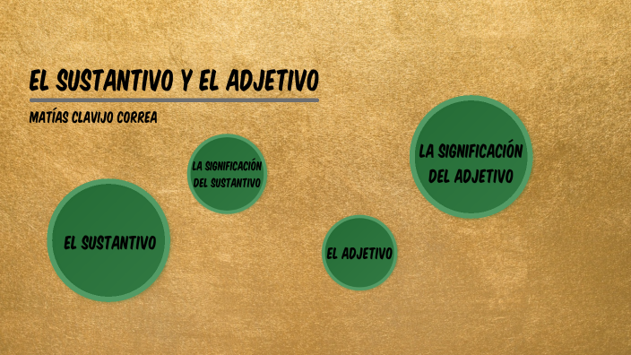 El sustantivo y el adjetivo by Matias clavijo correa on Prezi