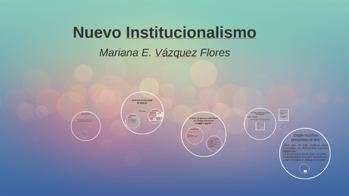 Nuevo Institucionalismo by mariana Vazquez on Prezi