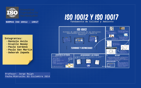ISO 10012 Y ISO 10017 Jorge Ralph by Paula San Martin on Prezi