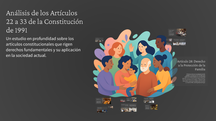 Análisis de los Artículos 22 a 33 de la Constitución de 1991 by Diego ...