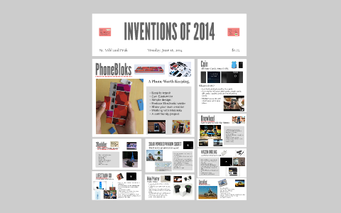 INVENTIONS OF 2014 by Mild S. on Prezi