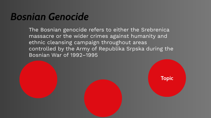 Bosnian genocide by Isaiah Lopez Norales on Prezi