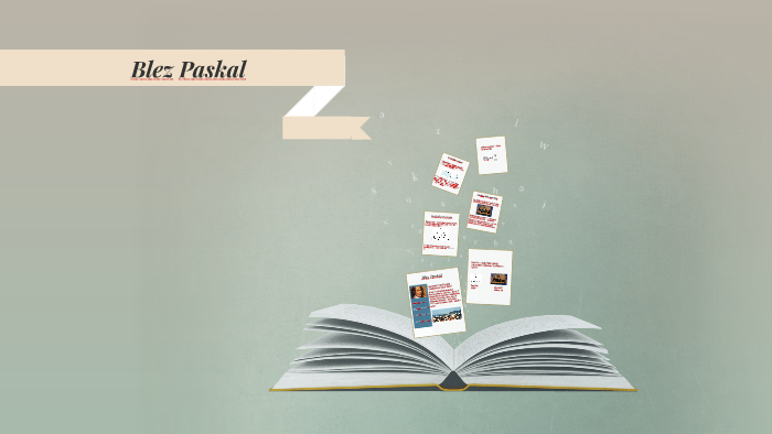 Blez Paskal by Pavle Stamenic on Prezi