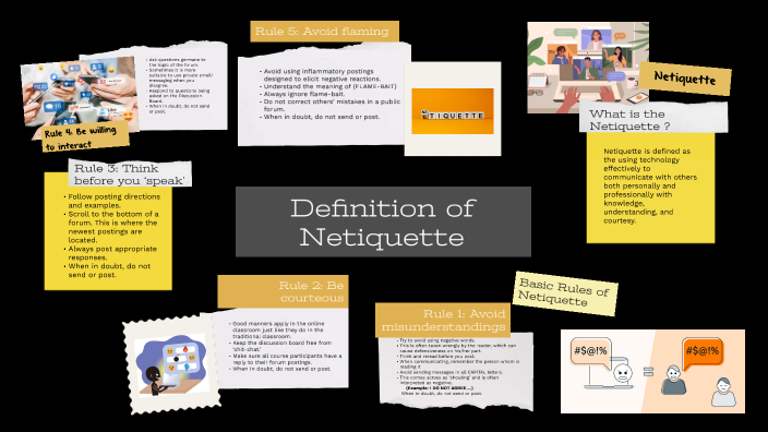 Definition of Netiquette by Selin Sındıran on Prezi