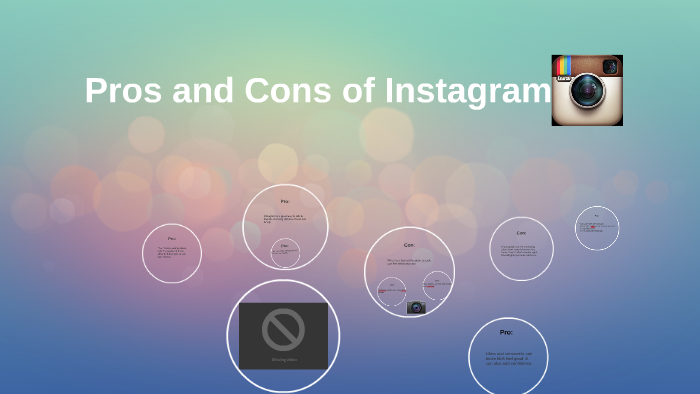 Pros and Cons of Instagram by Brooke Nelson on Prezi