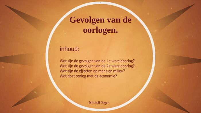 gevolgen van de oorlogen by mitchell degen on Prezi