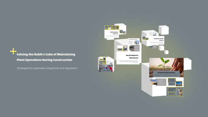 Solving the Rubik’s Cube of Maintaining Plant Operations During ...