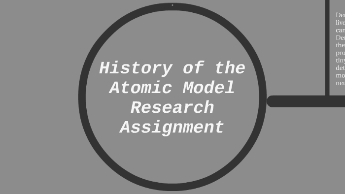 Atomic Model by Dimitri Pantelis on Prezi