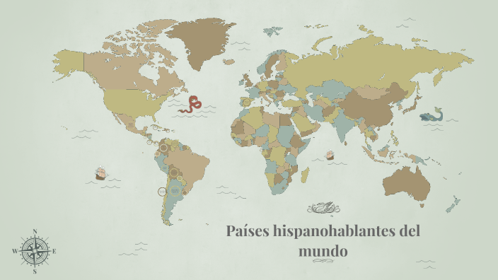 Mapa países hispanohablantes by María González García on Prezi