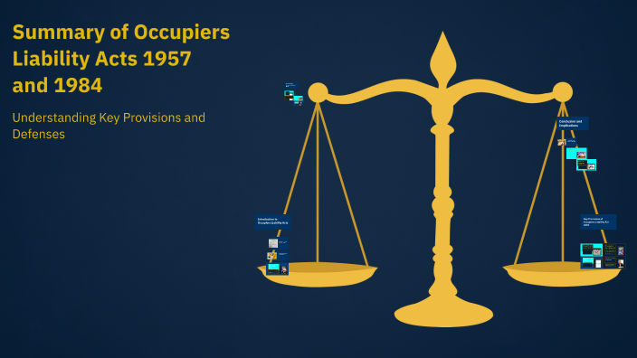 Summary of Occupiers Liability Acts 1957 and 1984 by Andrey Pavlov on Prezi