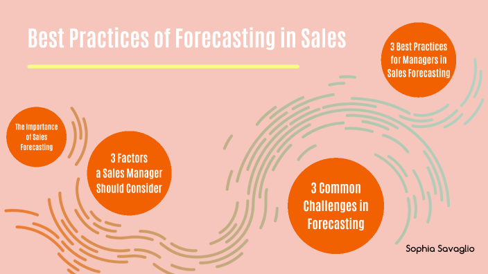 Milestone 4 - Best Practices of Forecasting in Sales by Sophia Savaglio ...