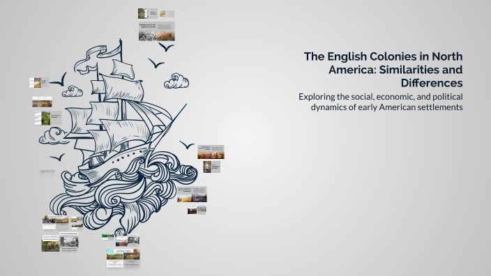 The English Colonies in North America: Similarities and Differences by ...
