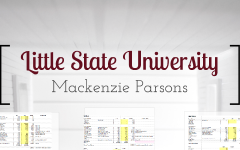 Little State University by Mackenzie Parsons on Prezi