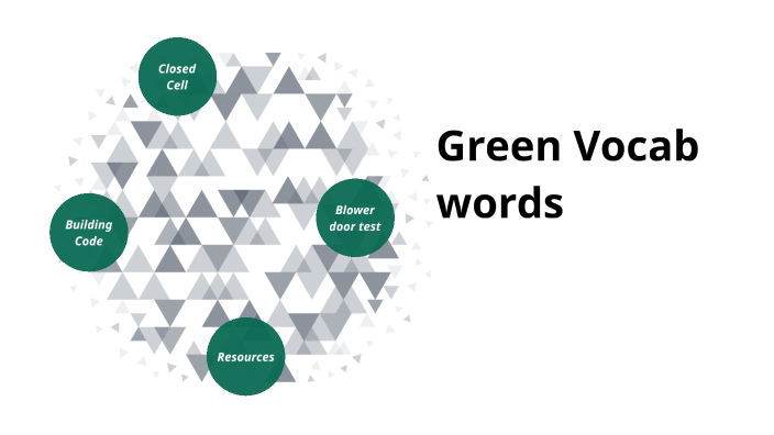 green vocabulary words by Chloe Cannon on Prezi
